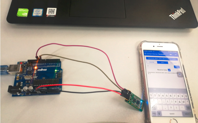lesson – How to use the HC-02 BLE bluetooth module to communicate with ...