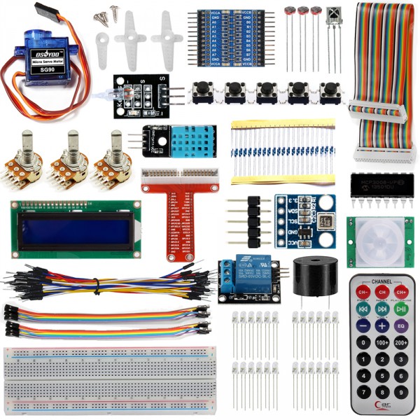 ラズベリーPi3初心者キットとサンプルプロジェクト « osoyoo.com