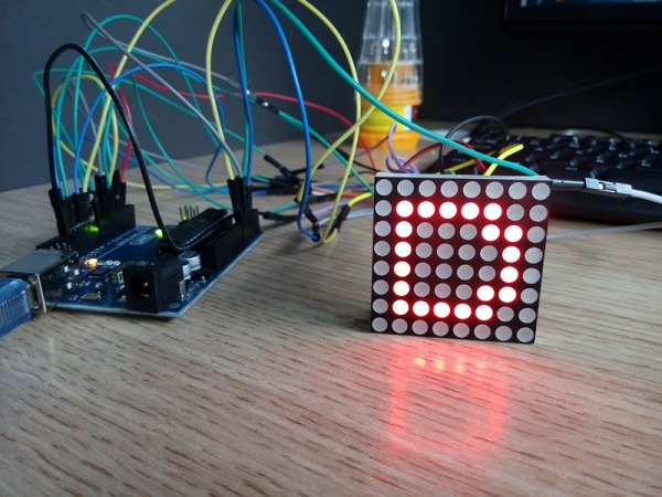 Use Arduino to drive 8×8 LED matrix « osoyoo.com