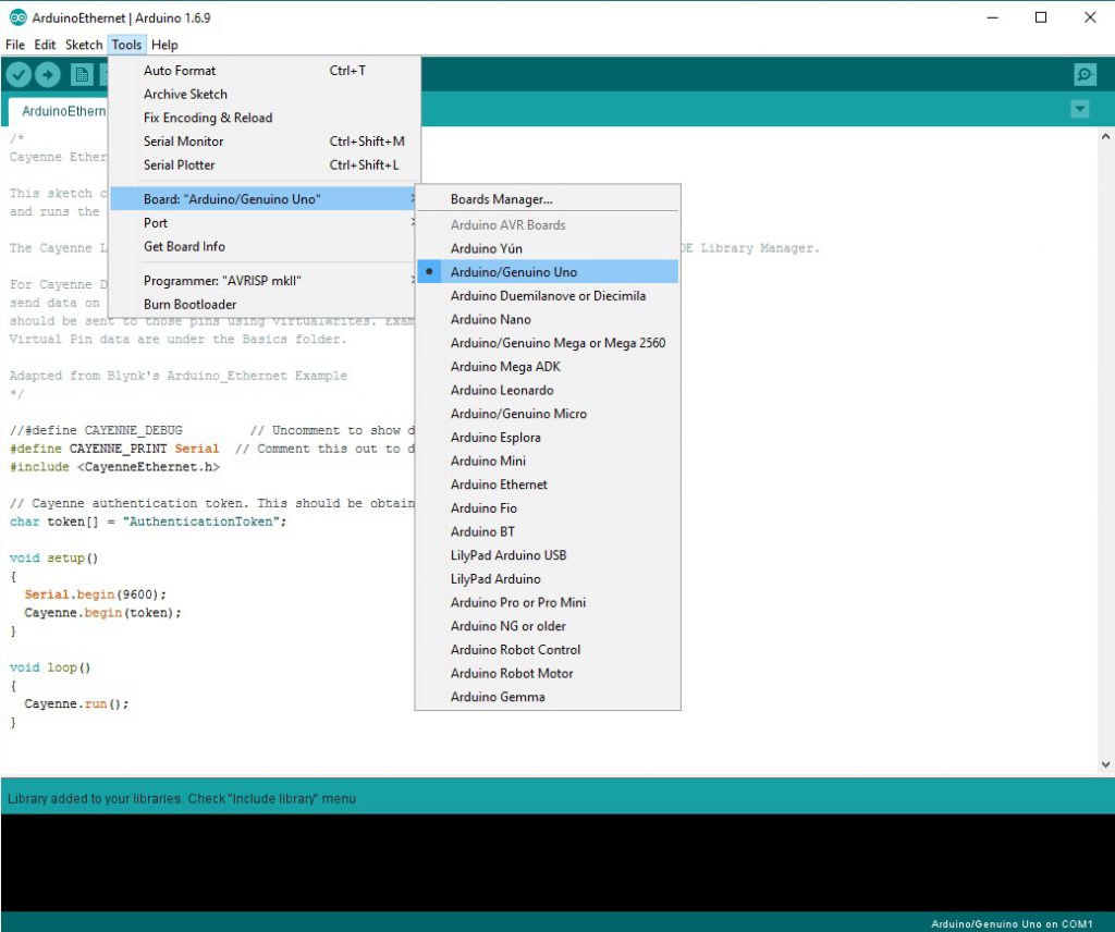 IOT kit for Learn Coding with Arduino IDE 1: Connect mainboard to ...