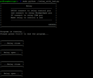 Raspberry Pi Starter Kit Lesson 9: Drive a Relay to Control LED « osoyoo.com