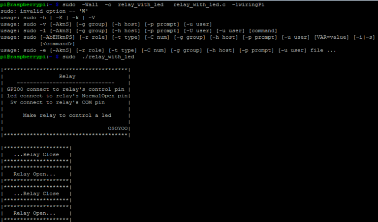 Raspberry Pi Starter Kit Lesson 9: Drive a Relay to Control LED « osoyoo.com