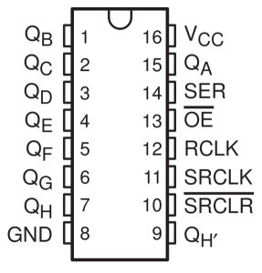 Learn Coding with Arduino IDE– 74HC595 with one digit 7-segment led display « osoyoo.com