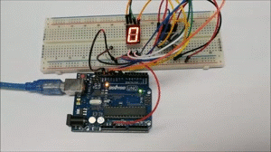 Using A 74hc595 To Connect An Arduino To A 7 Segment Led Display Images
