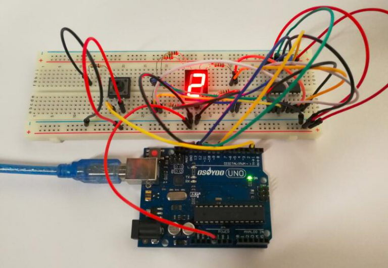 Graphical Programming Tutorial for Arduino – Digital Dice « osoyoo.com