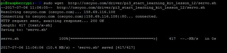Raspberry Pi Starter Kit: SG90 servo « osoyoo.com