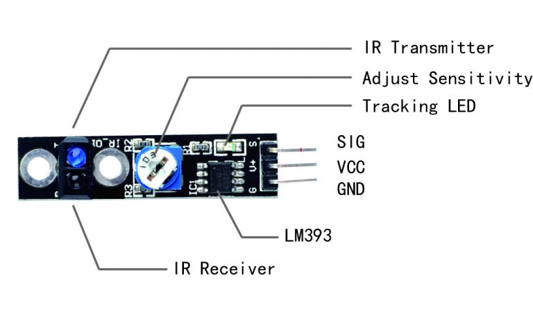 Learn Coding with Arduino IDE– TCRT5000 IR Track Sensor « osoyoo.com