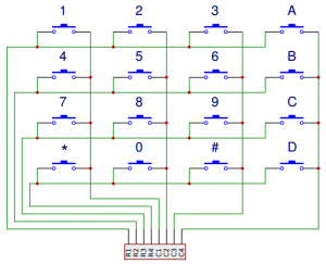 Lesson 20 – 4×4 Matrix Keypad « osoyoo.com