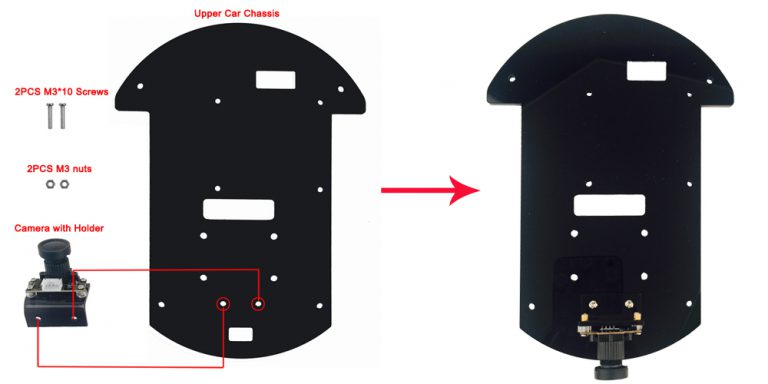 Raspberry Pi Robot Car Diy Learning Kit Lesson 3 Simple Installation