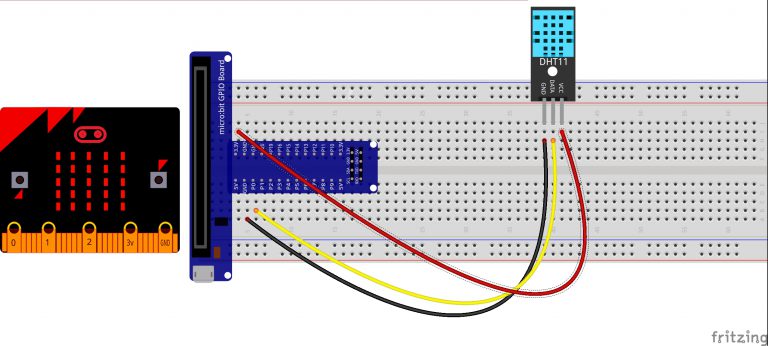 Micro bit Lesson — Using the DHT11 Sensor « osoyoo.com