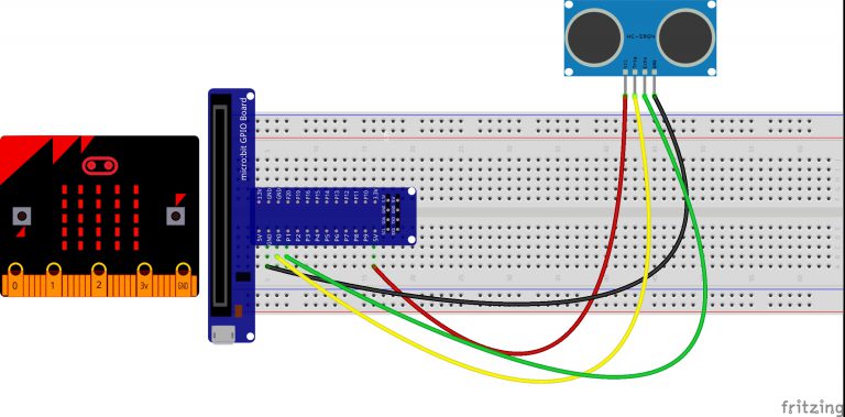 Micro bit Lesson — Using the Ultrasonic Module « osoyoo.com
