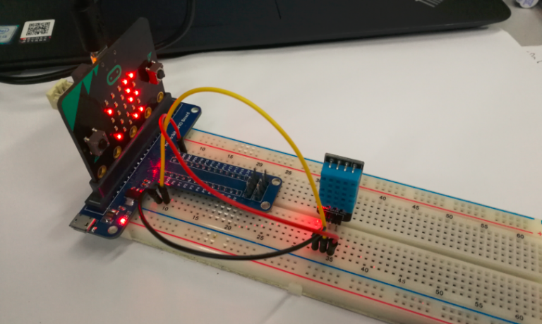 Micro bit Lesson — Using the DHT11 Sensor « osoyoo.com