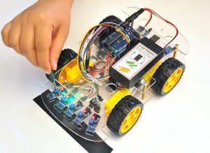 OSOYOO Robot car kit Lesson 4: Tracking Line Robot Car « osoyoo.com