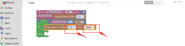 Graphical Programming Tutorial for Arduino – Using a Button « osoyoo.com